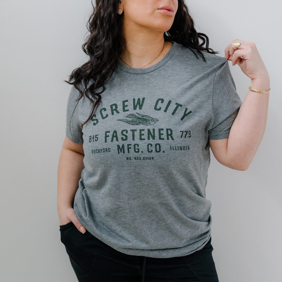 Screw City Fastener Tee – Rockford Art Deli