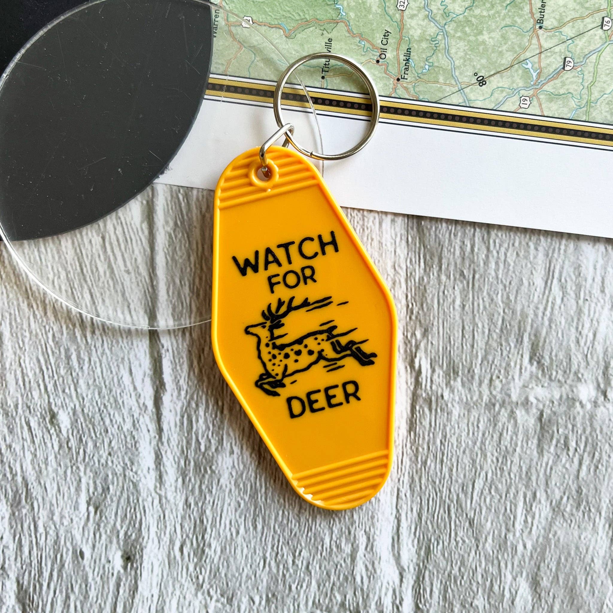 Hippie’s Daughter - Watch for deer // motel tag – Rockford Art Deli