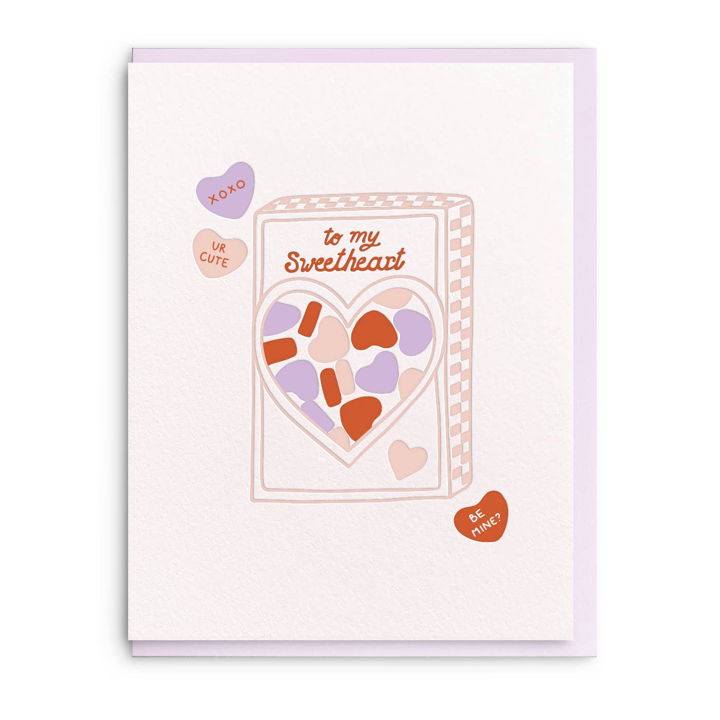 Dahlia Press - Sweetheart - Letterpress Valentine Greeting – Rockford ...