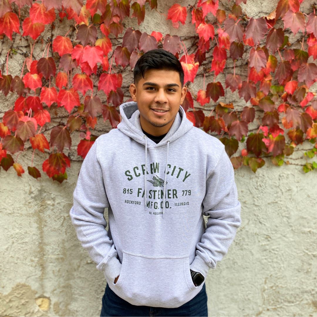 Screw City Fastener Hoodie – Rockford Art Deli